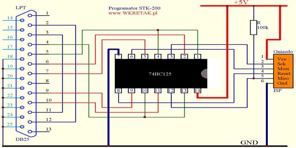 ساخت پروگرامر STK200/300 - الکترولب